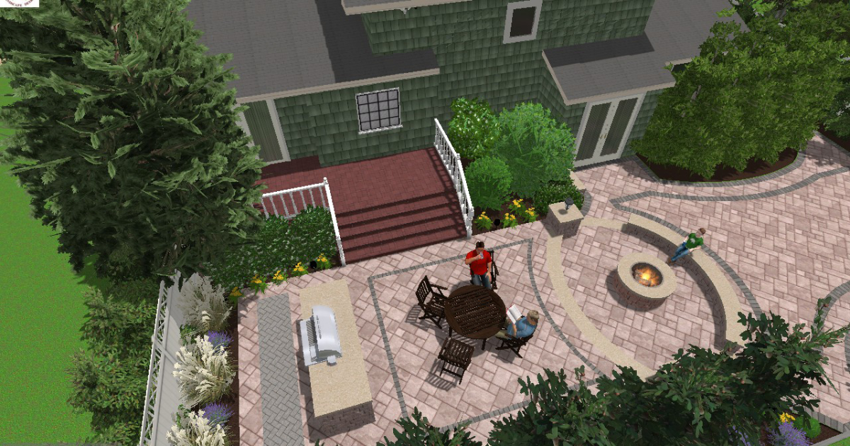 Why Design Your Landscape Project in 3D || Autumn Leaf